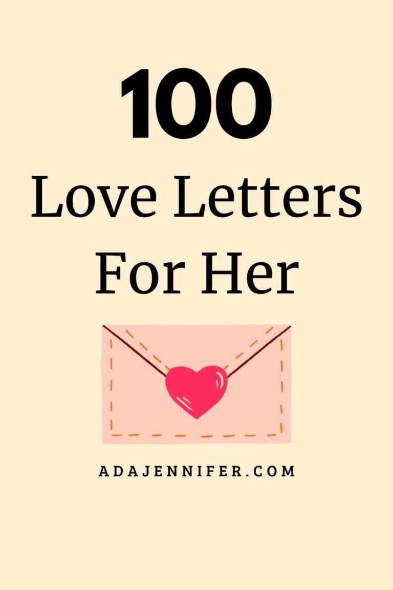 100+ Romantic Love Letters For Her- Say It With Ink - Ada Jennifer