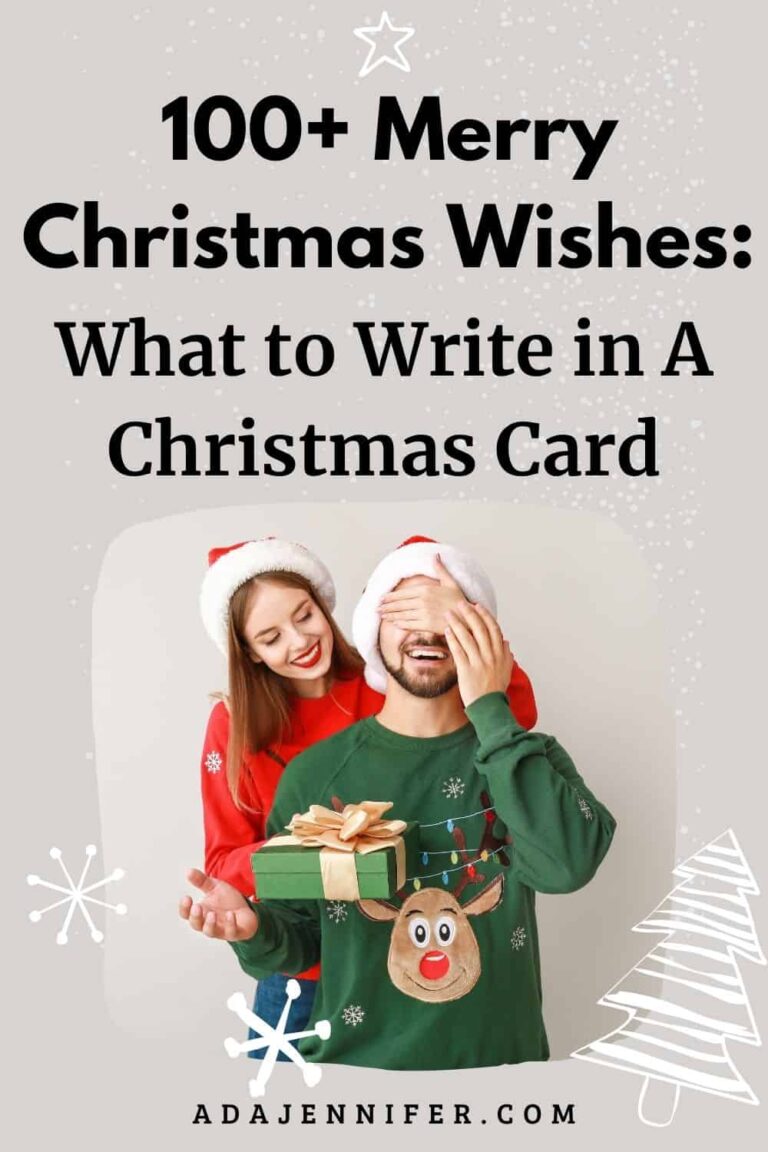 100+ Merry Christmas Wishes- What To Write In A Christmas Card - Ada ...