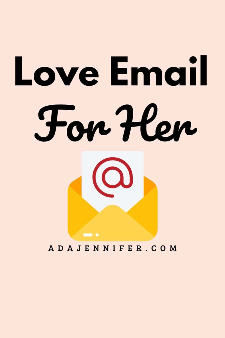 Love Email For Her - Ada Jennifer